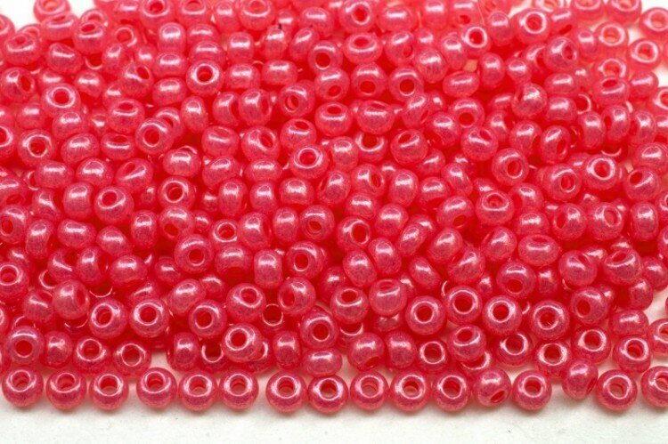 Бисер чешский PRECIOSA круглый 10/0 17398 розовый, 5грамм