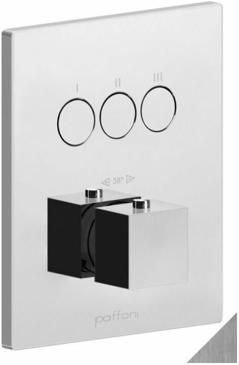 Смеситель для душа Paffoni Compact Box CPT519ST, латунь, управление термостат