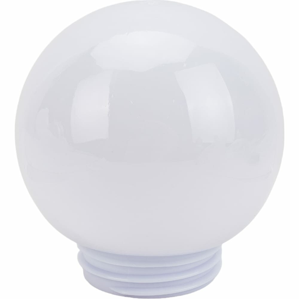 Рассеиватель для садово‑парковых светильников Uniel OPAL UFP‑R150A 8069, пластиковый белый шаровидный, влагостойкий