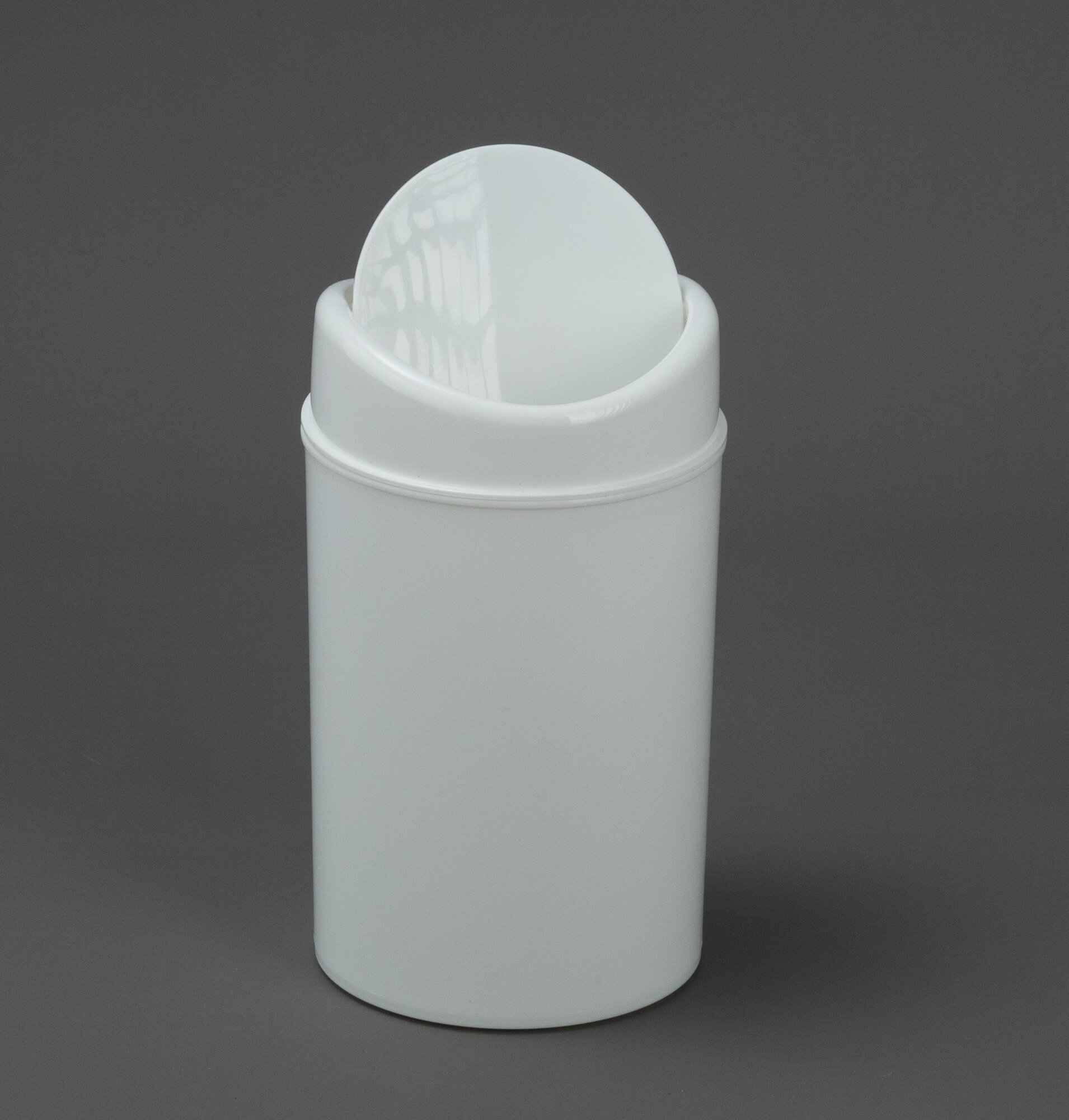 Контейнер для мусора настольный белый 1,6 л, мусорное ведро, емкость для мусора с плавающей крышкой