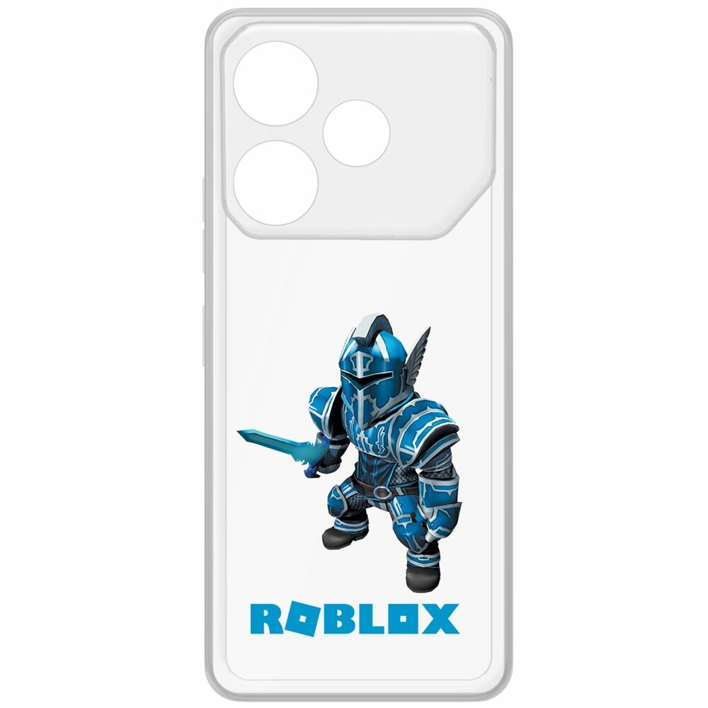 Чехол-накладка Krutoff Clear Case Roblox-Рыцарь Алар для TECNO Pova 6