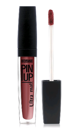 Luxvisage Pin Up Ultra Matt Блеск для губ с ультраматовым финишем 5 г. №33 rosewood