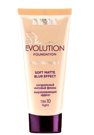 Luxvisage Skin Evolution Foundation - Soft Matte Blur Effect Крем тональный с натуральным матовым финишем 35 мл. №10 light