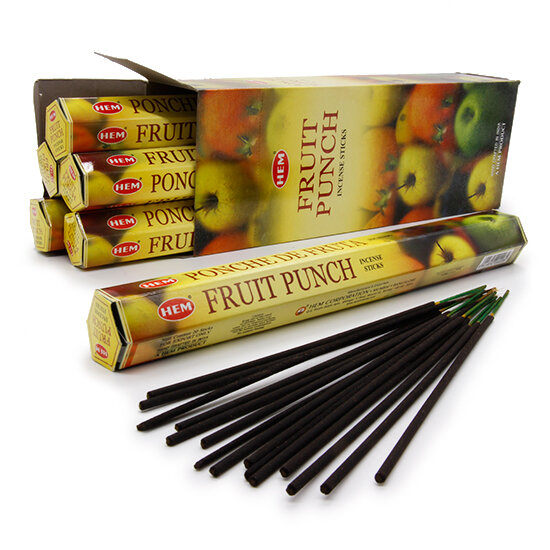 Индийские благовония HEM Fruit Punch (Фруктовый пунш) 20шт