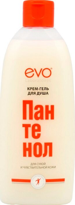 Evo пантенол крем-гель для душа для сухой и чувствительной кожи 400 мл 3уп
