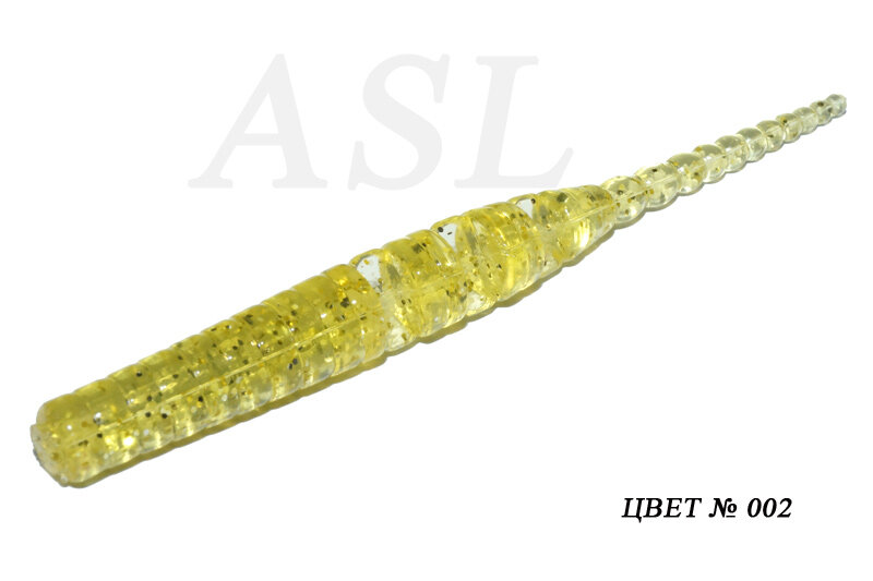 Силиконовая приманка ASL "Джава" цвет №002, L- 7,5см (3"), 8шт/уп