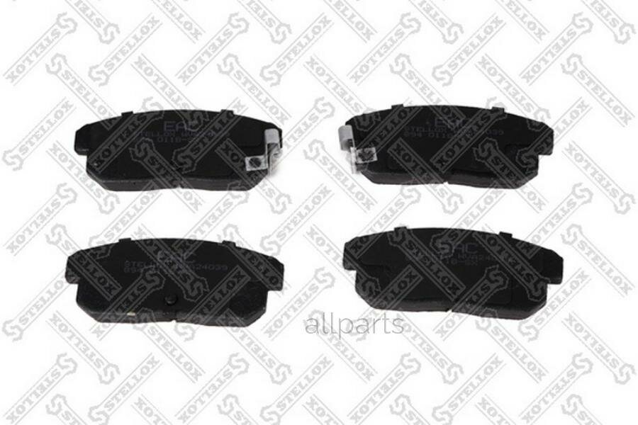 STELLOX 894011BSX Колодки зад. с антискрип. пл. Mazda RX-8 2.6i 03>