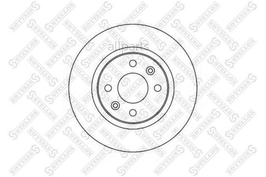STELLOX 60203939SX диск тормозной!\ Renault Logan 1.4/1.6 04> F