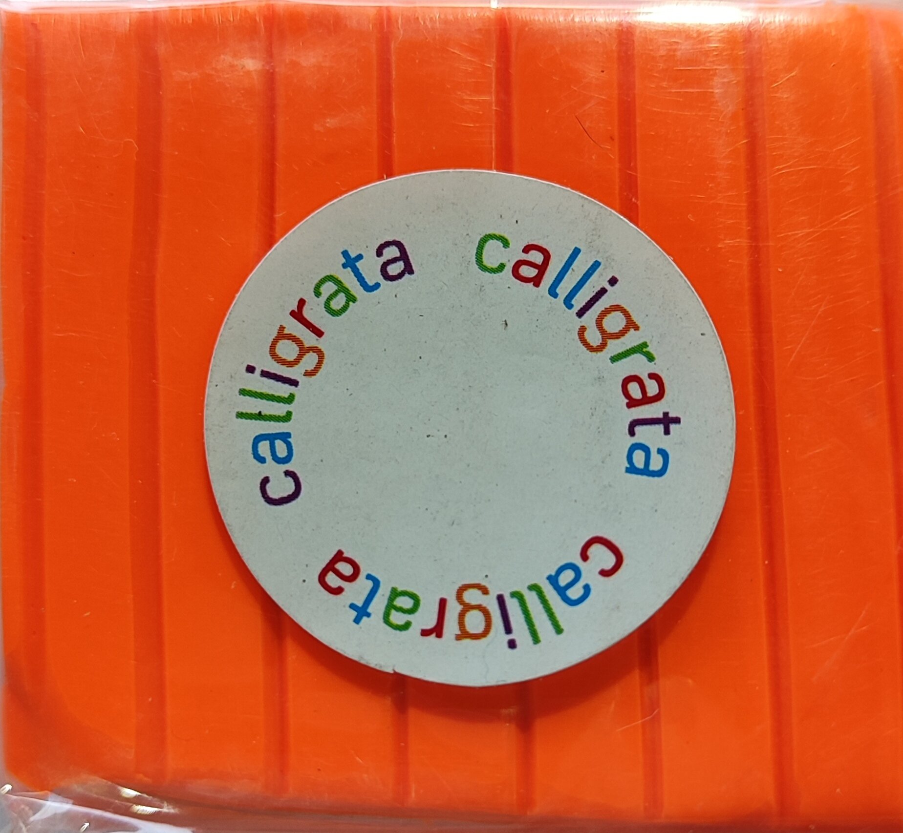 Полимерная глина Calligrata SH-64, 50 г, для лепки и моделирования, оранжевая, запекаемая