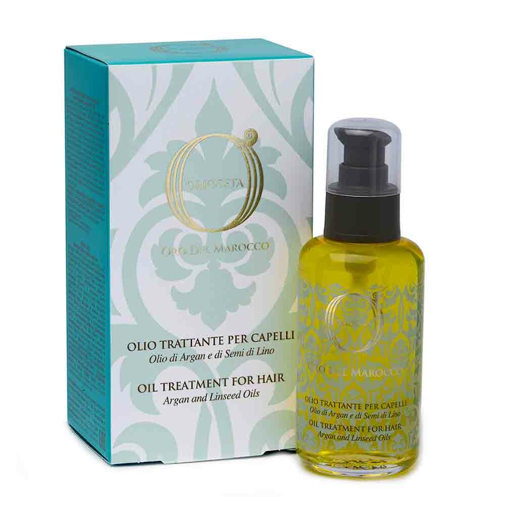 Масло-уход Barex Olioseta «Золото Марокко» с маслом Арганы и маслом семян Льна 100 мл (130030)