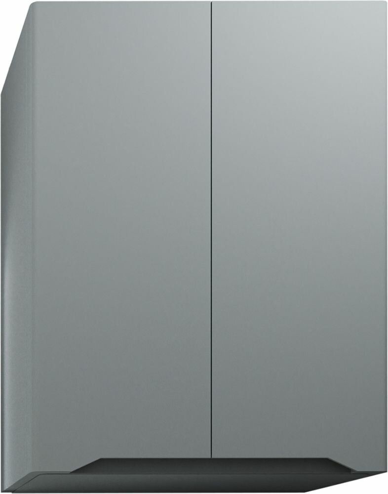 Шкаф навесной Style Line Марелла мини 60 Люкс Plus антискрейтч серый матовый