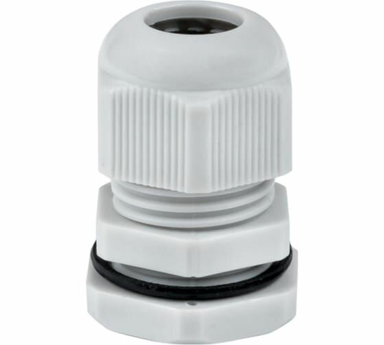 Сальник EKF PG13,5 IP54 (20 шт) d отв. 21 мм / d провод. 6-12 мм (20шт.) PROxima plc-pg-13.5-r