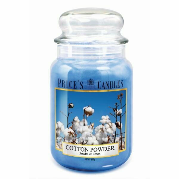PRICE'S CANDLES Свеча ароматическая "Cotton Powder" 630g