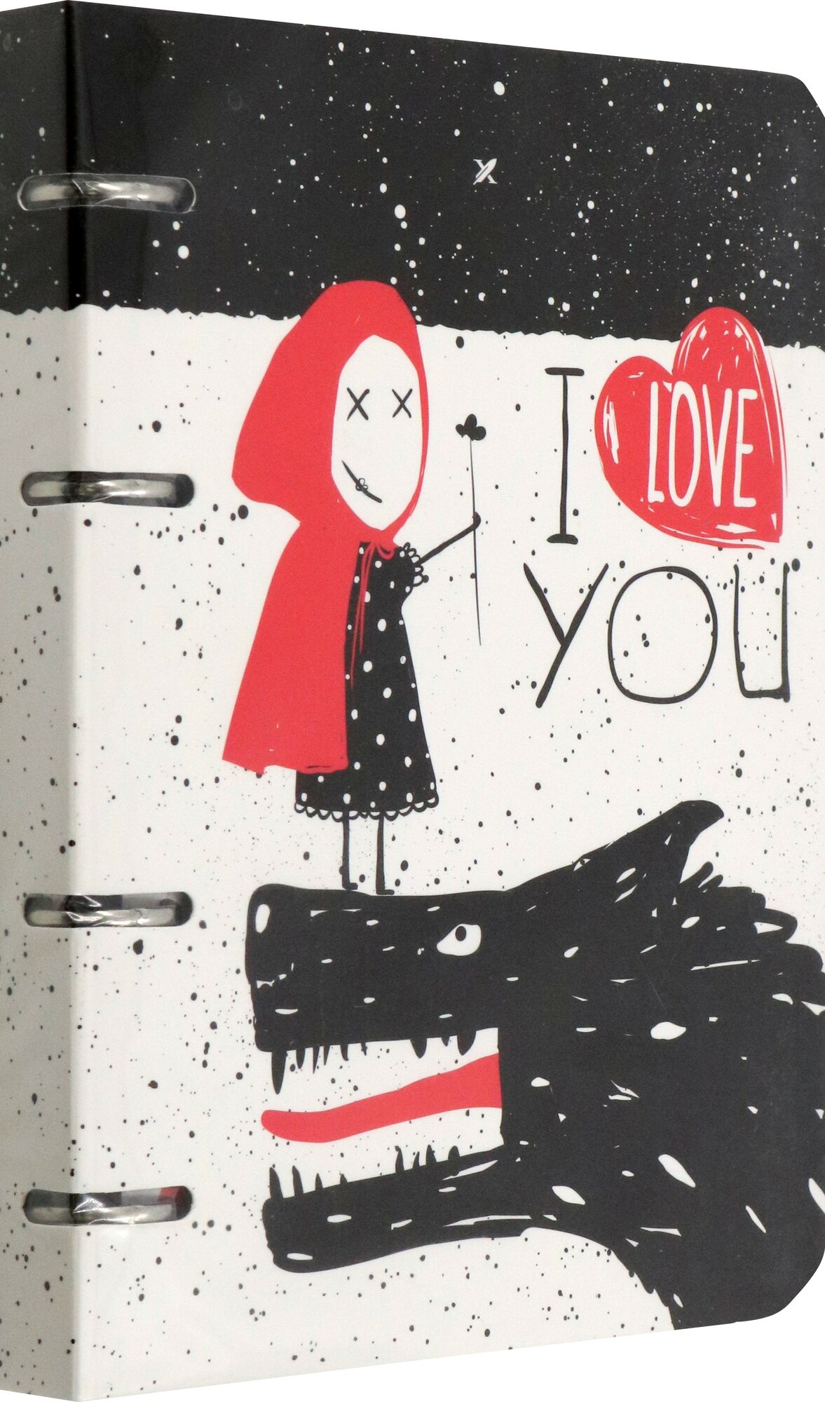 Тетрадь со сменным блоком "CREEPY WOLF", А5, 120 листов, клетка