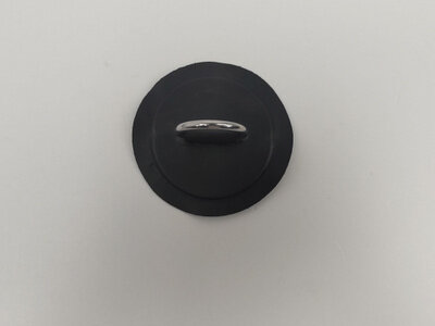 Рым из ПВХ с кольцом D-ring на Sup борд, каяк и лодку (черный) 1 шт.