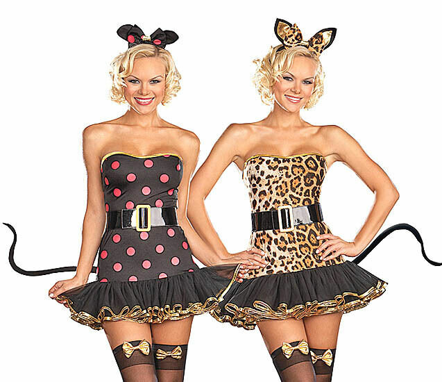 Двухсторонний ролевой костюм"Кошка-мышка" от Dreamgirl, М