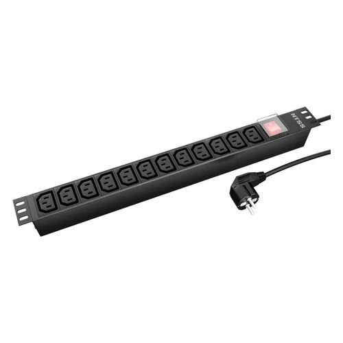 Блок распределения питания NTSS NTSS-PDU-DA2039 гор. размещ. 12xC13 базовые 16A Schuko 2м