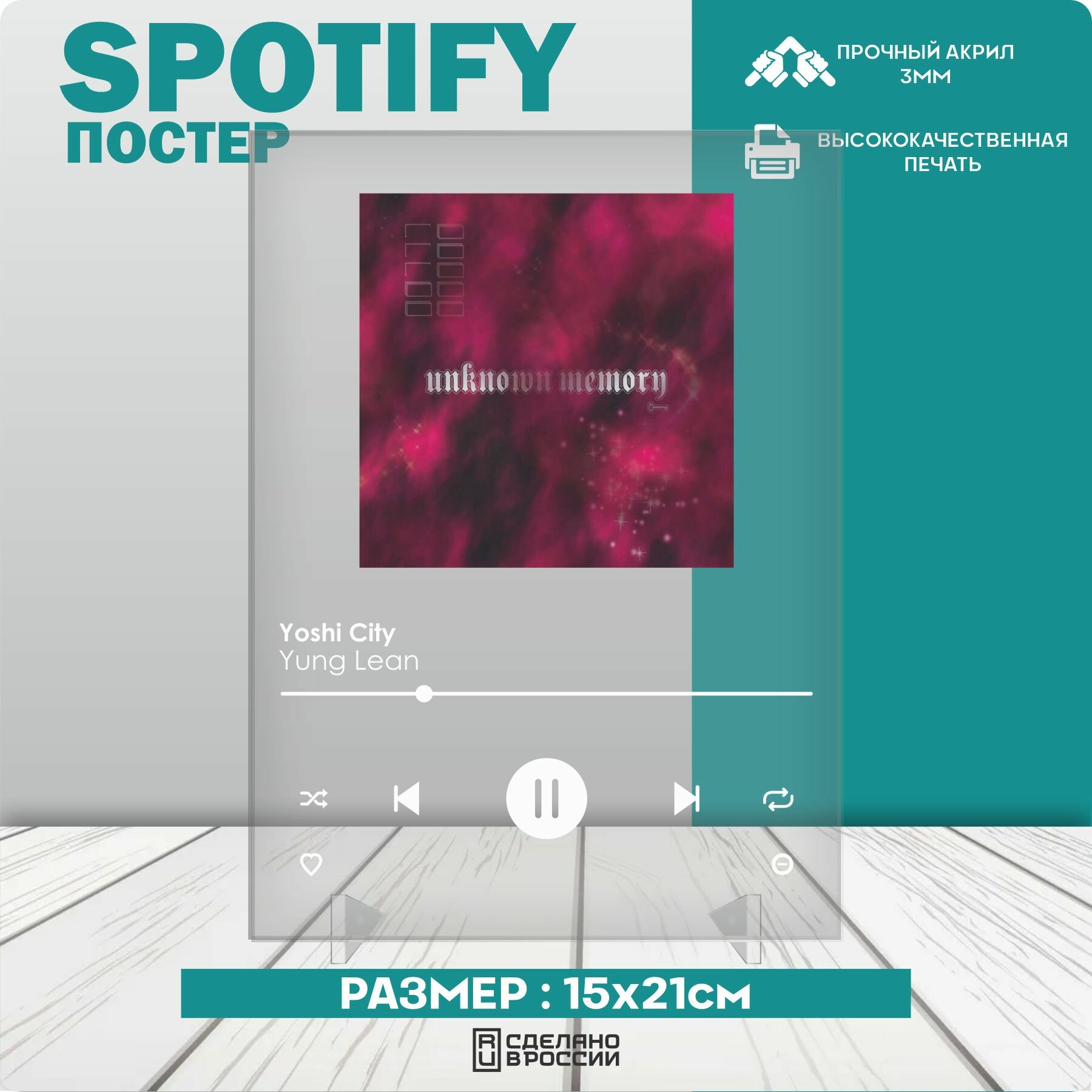 Spotify poster постер трек Yung Lean Yoshi City