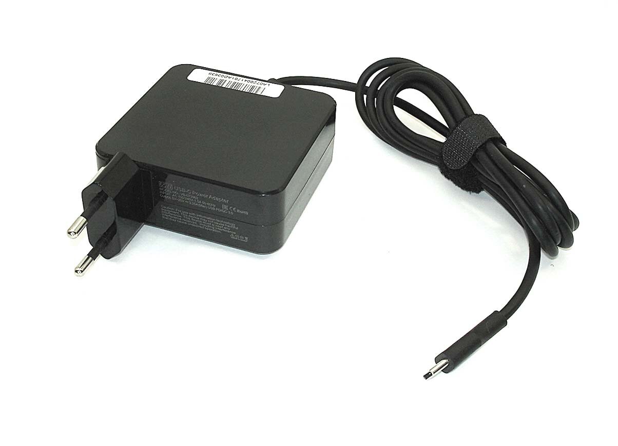 Зарядка для ноутбука Xiaomi 20V 3.25A 65W Type-C (ADP-65W A), OEM