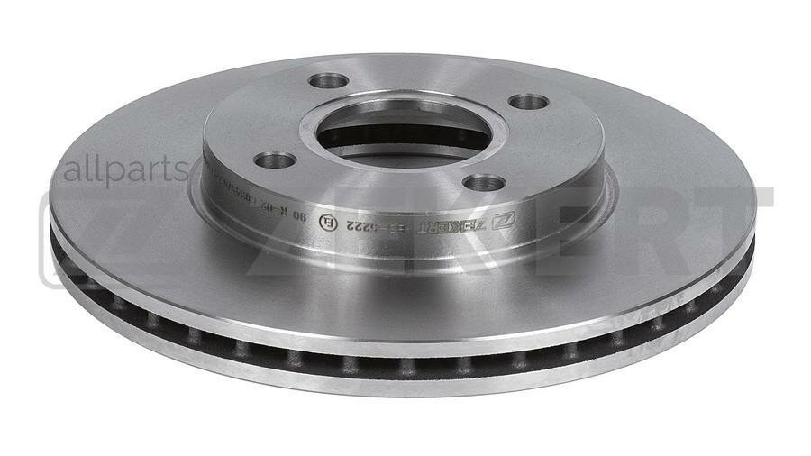 ZEKKERT BS-5222 Диск торм. перед. Ford Fiesta IV V 99- Focus I 98- Fusion (JU) 02- Mazda 2 I II 03-