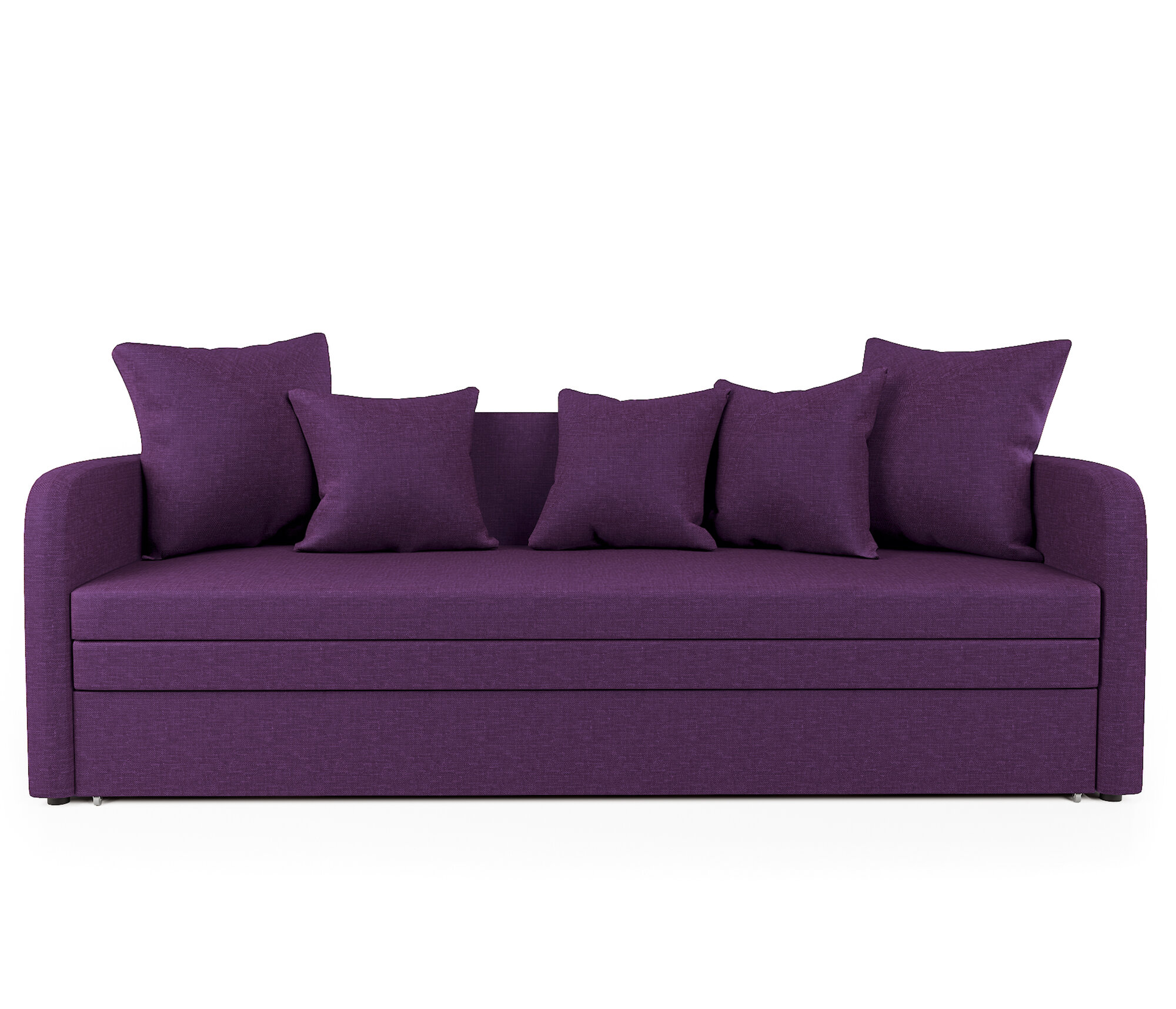 Диван софа Трио 2 фиолетовый