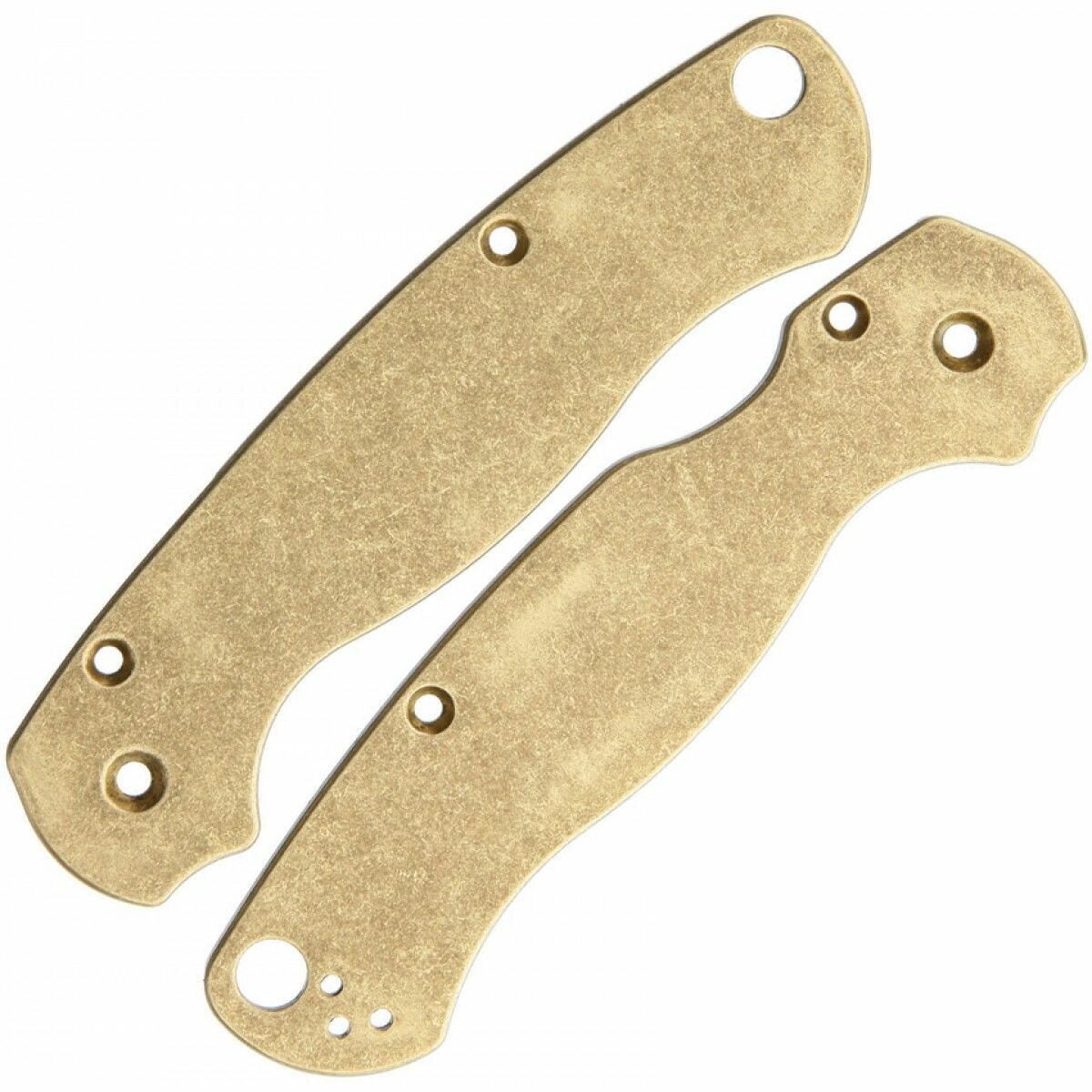 Сменные накладки для ножей Spyderco Para Military 2 Flytanium Classic (Brass Stonewash)