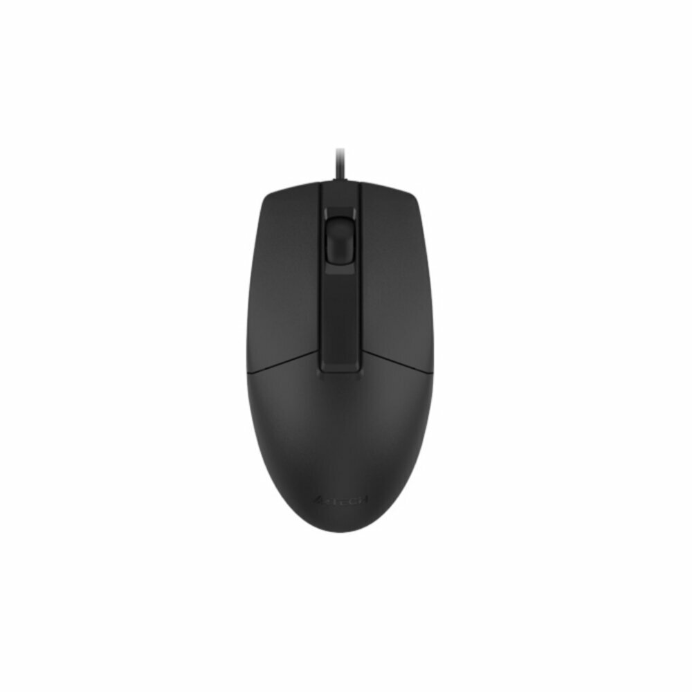 Мышь проводная A4TECH OP-330S черный (USB, 1000dpi, 3but, silent) (OP-330S (BLACK))