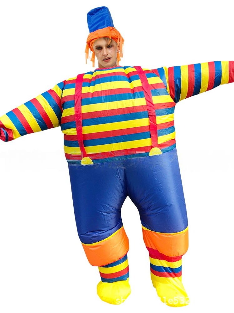 Костюм карнавальный "Клоун", полиэстер, цветной, надувной, 48-50 размер