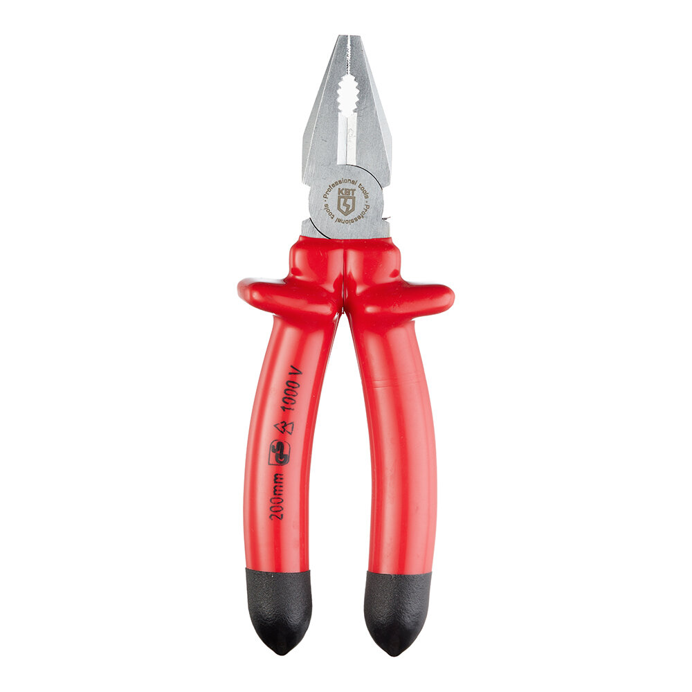 Пассатижи диэлектрические 200 мм 1000 В КВТ Эксперт 87100