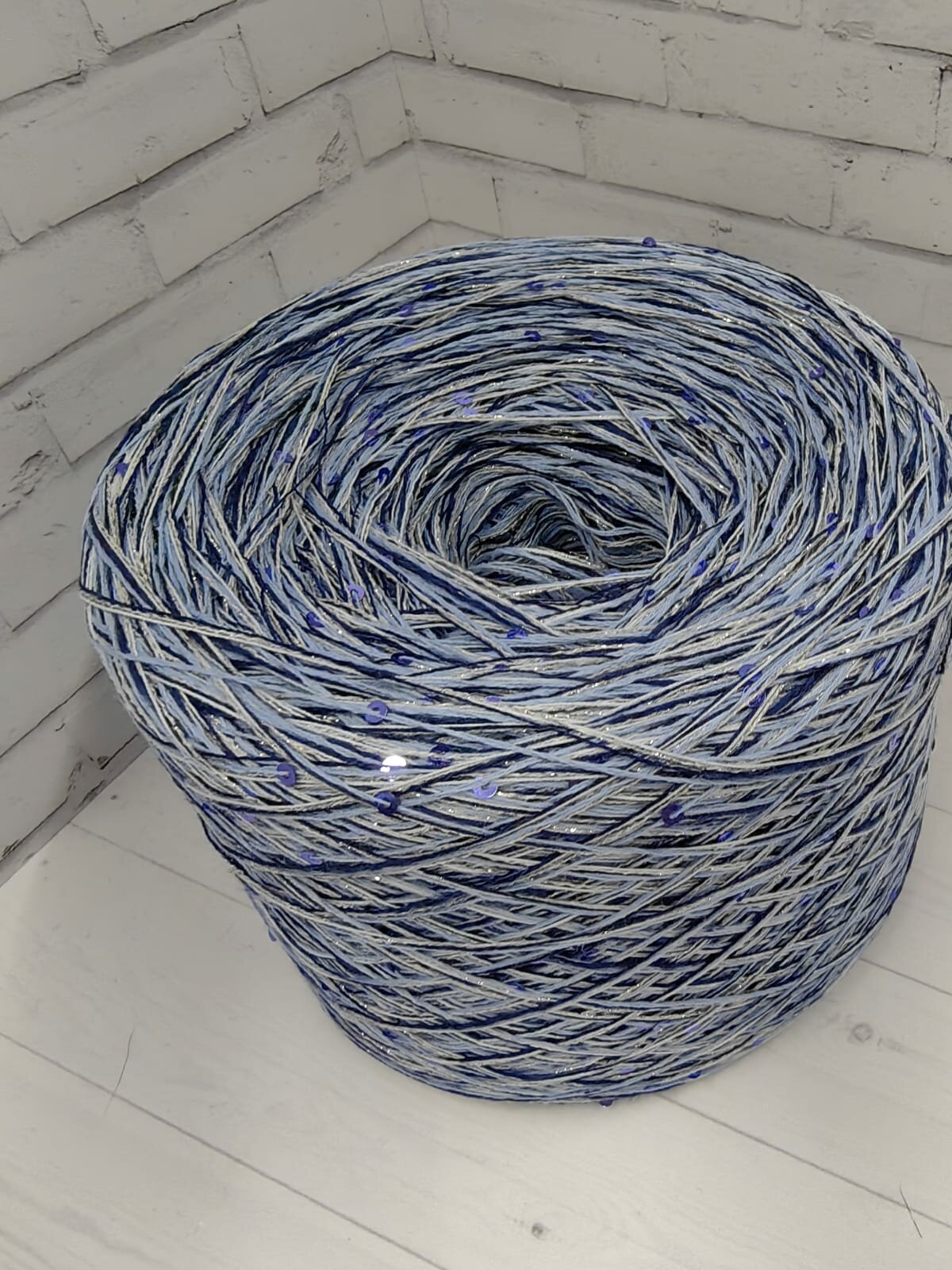 Микс пряжи "Морская лагуна", 354м/100г, вес 360г