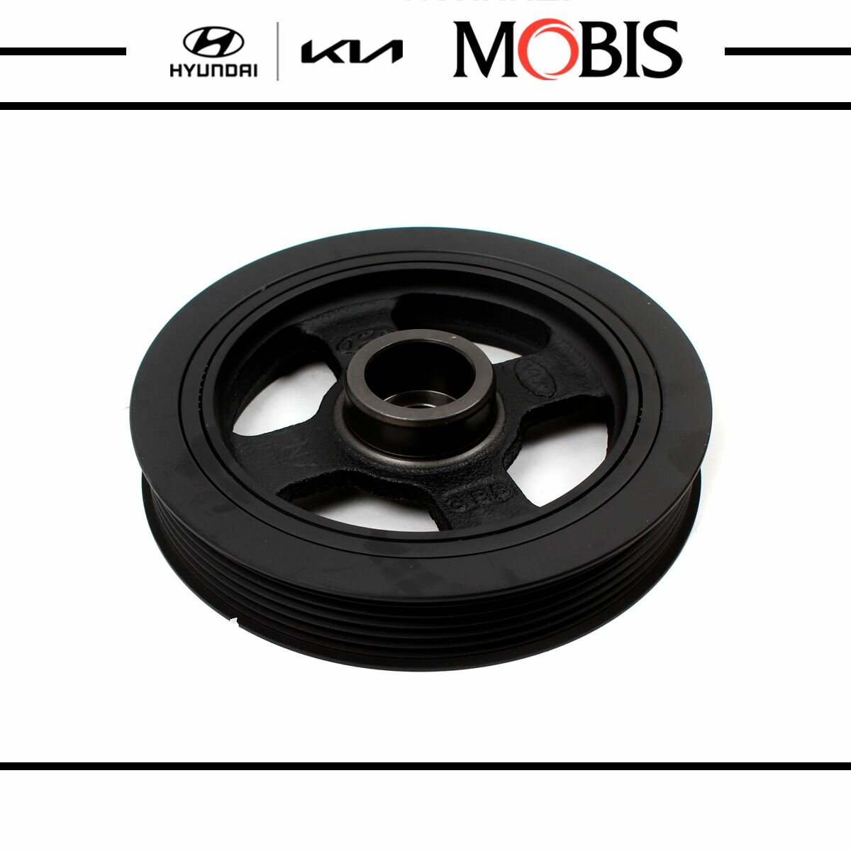 Шкив коленвала для Hyundai Creta, Elantra, Kona, Sonata, Tucson; KIA Cerato / арт. 231242E500 / бренд MOBIS