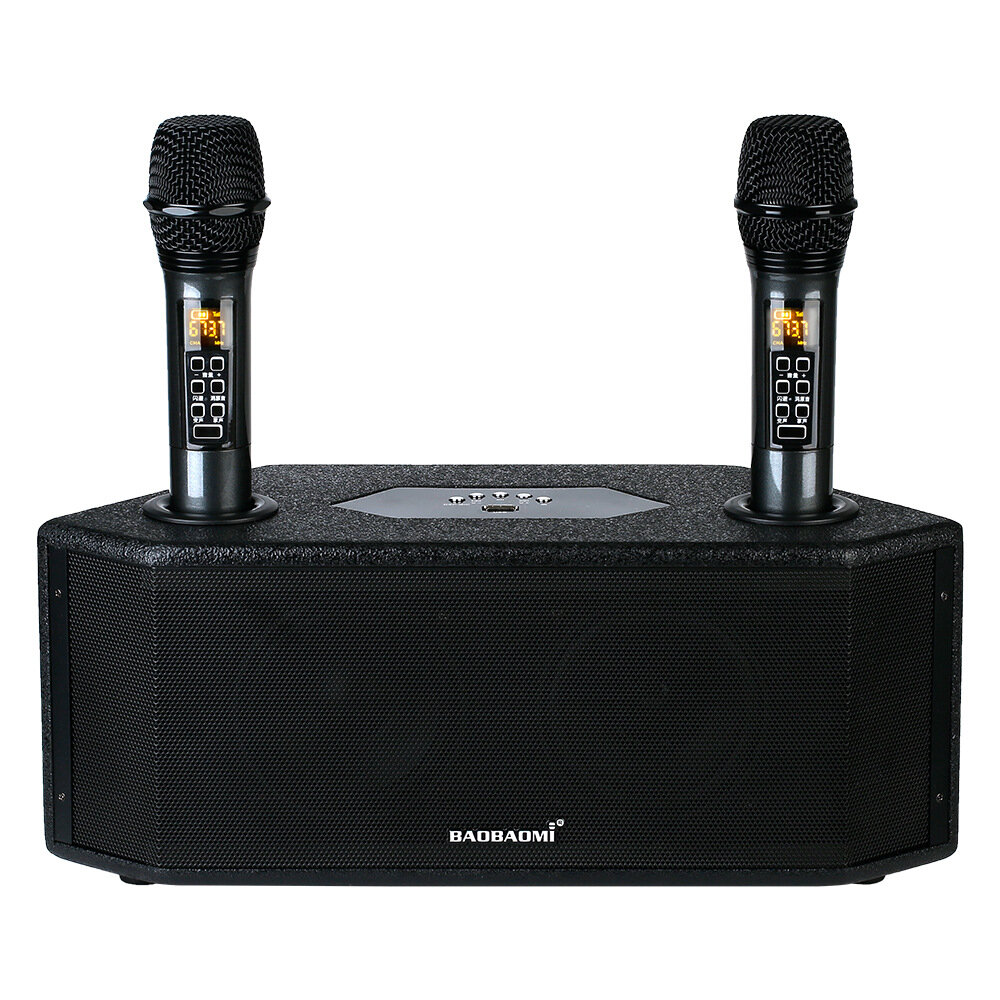 Караоке-микрофон G6, с динамиком и аккумулятором, Bluetooth, черный