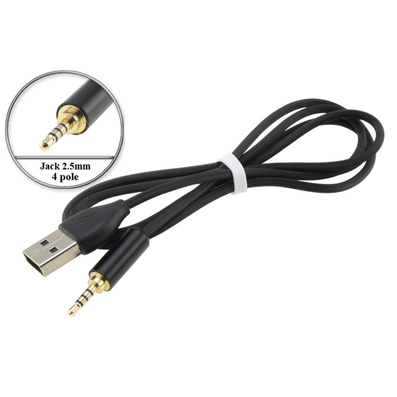 Кабель USB - Jack 2.5mm, кабель, для MP3 плеера Player Nilox SwimSonic Waterproof