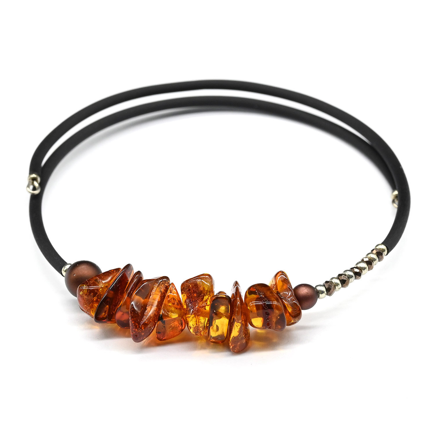 Браслет, янтарь
