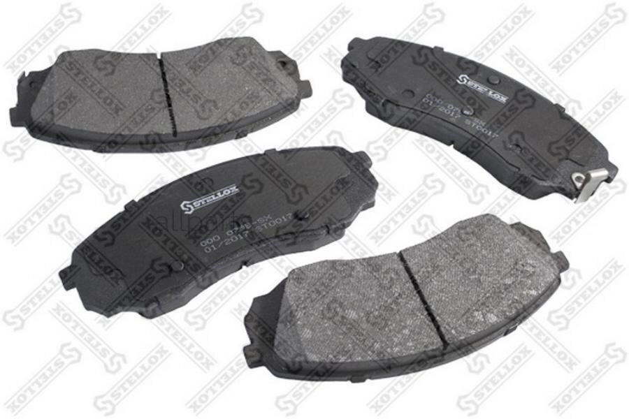 STELLOX 000079BSX колодки дисковые передние! с антискр. пласт.\Haval H9 15>, KIA Carnival 2.7i/2.9CRDi 06>