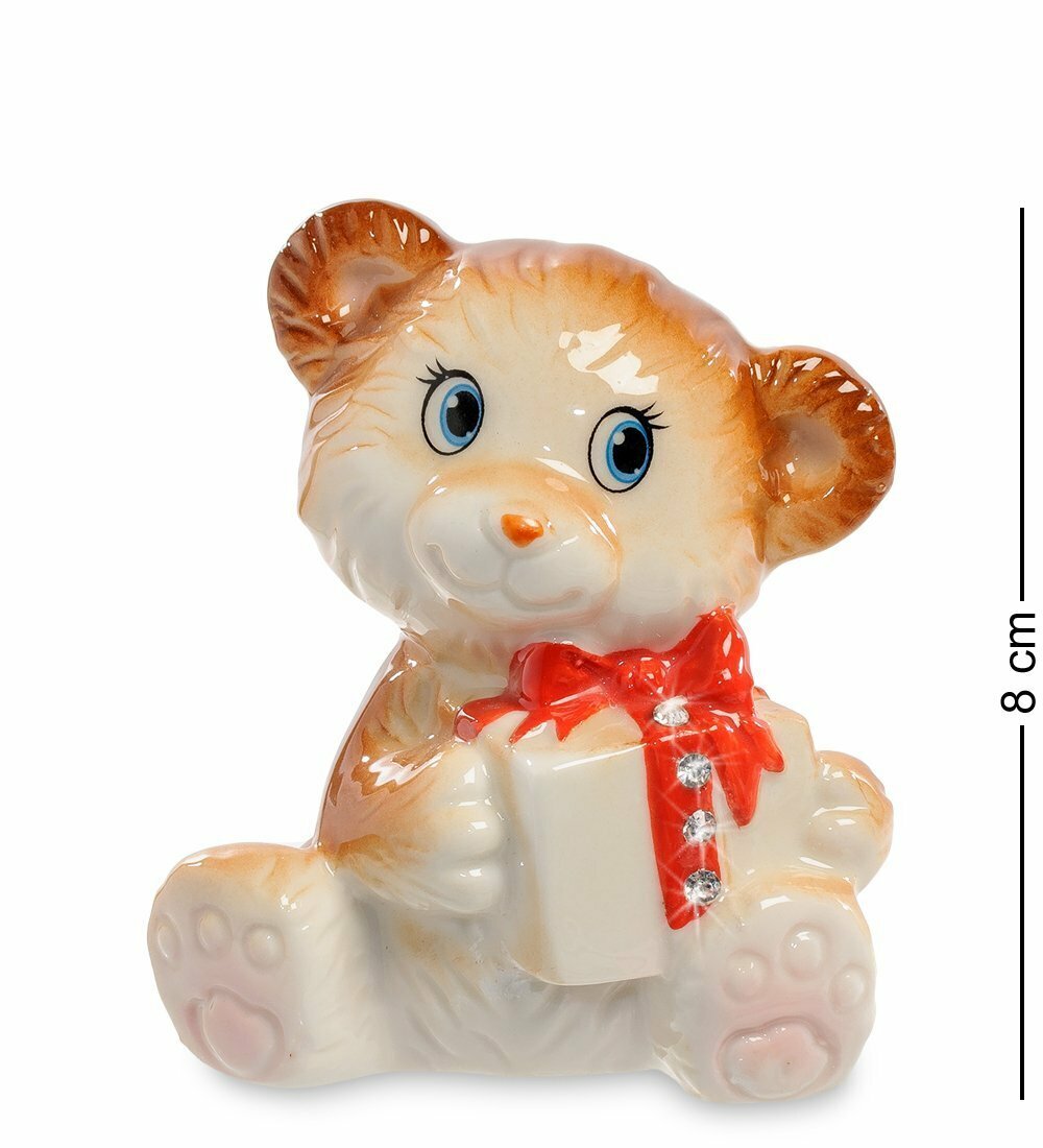 Фигурка декоративная 'Медвежонок с подарком'