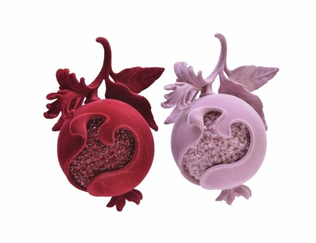 Елочная игрушка, полистоун, нежно-розовая, 13 см, Kaemingk