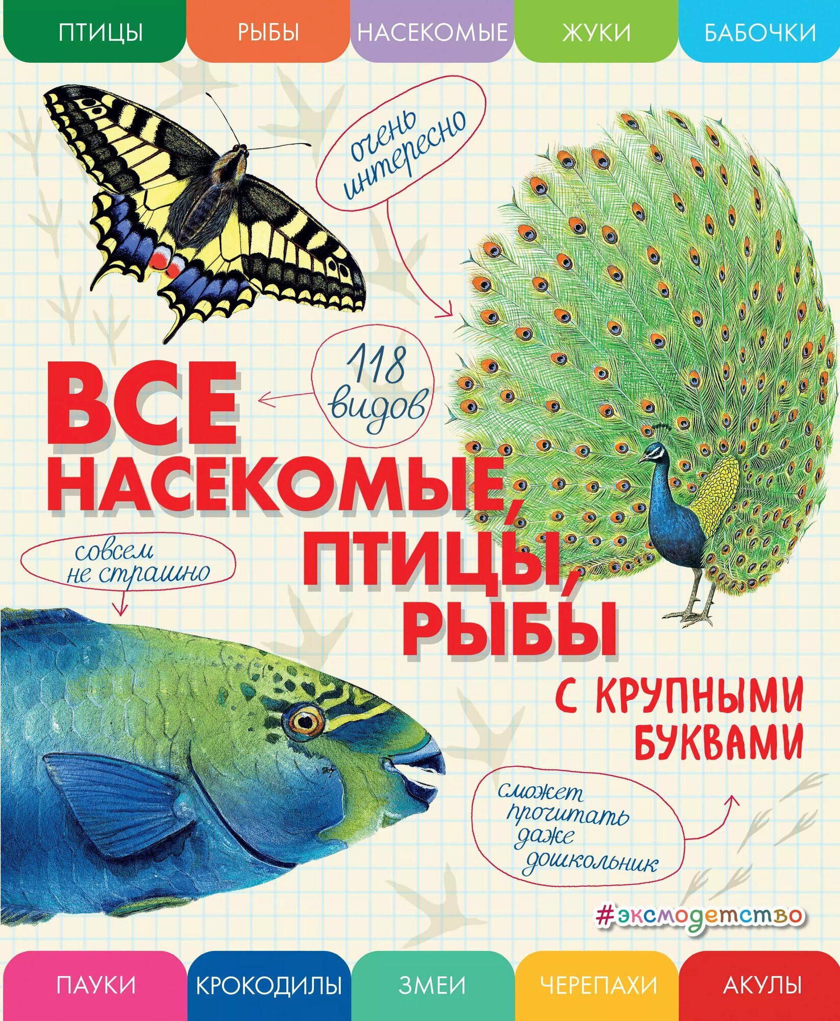 Все насекомые, птицы, рыбы с крупными буквами (Елена Ананьева)