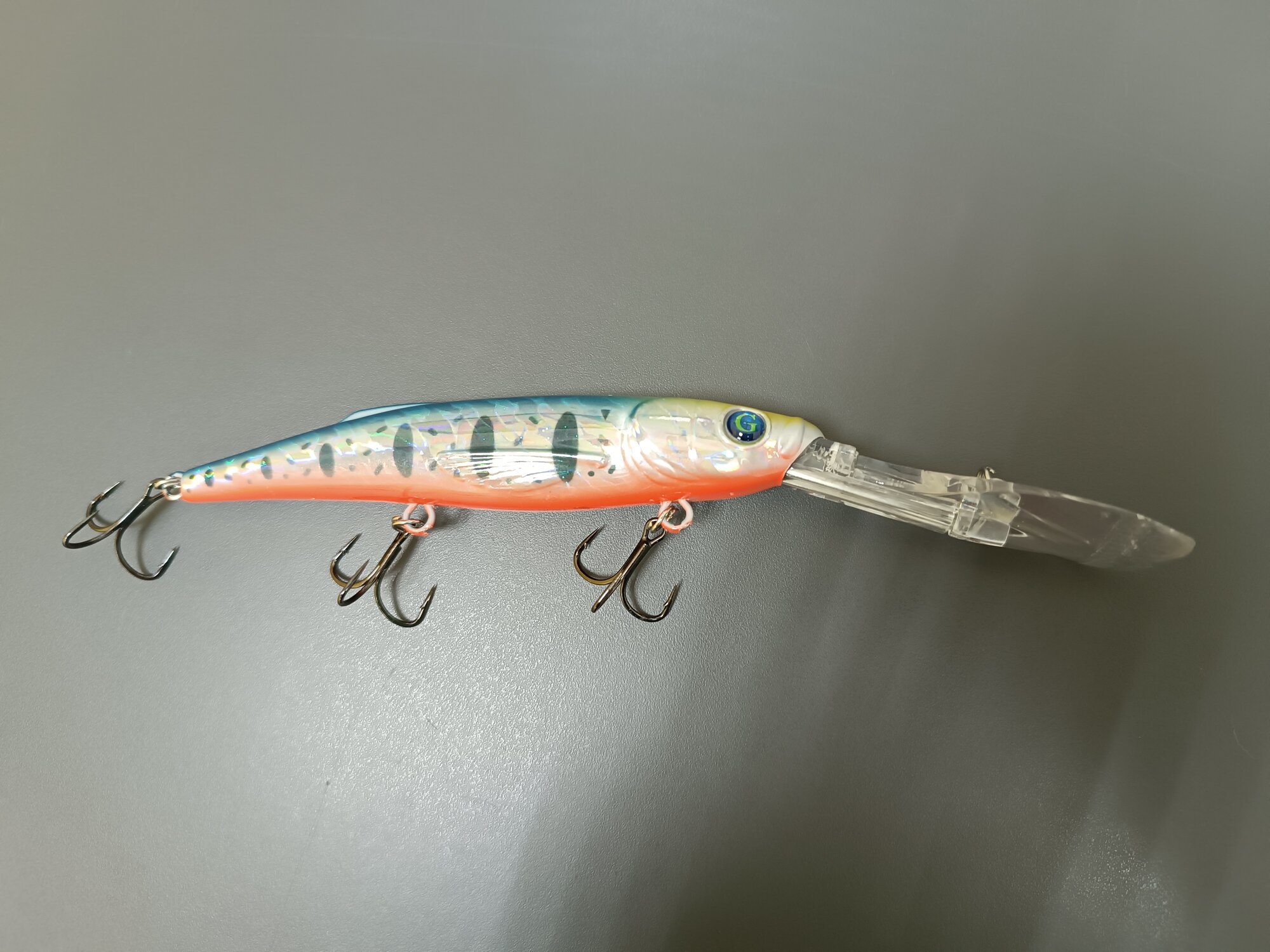 Воблер German GG TRON 120, цвет С224, 120 мм, 27 гр, плавающий, 5-8 м