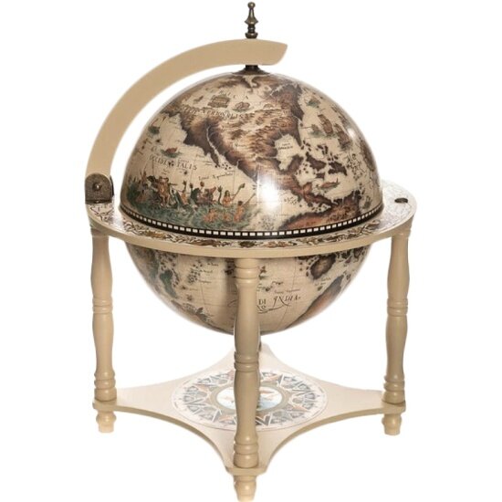 Глобус-бар Jufeng настольный, d 33 (JF-JG-33006-WW)