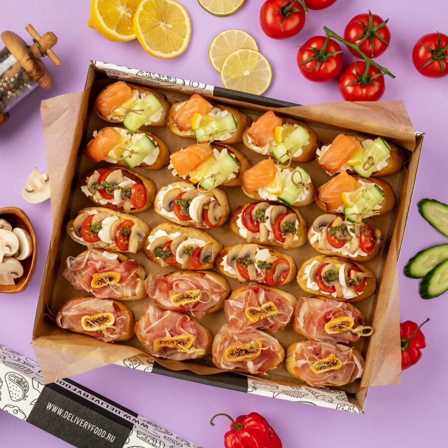 Бокс брускетт премиум #11