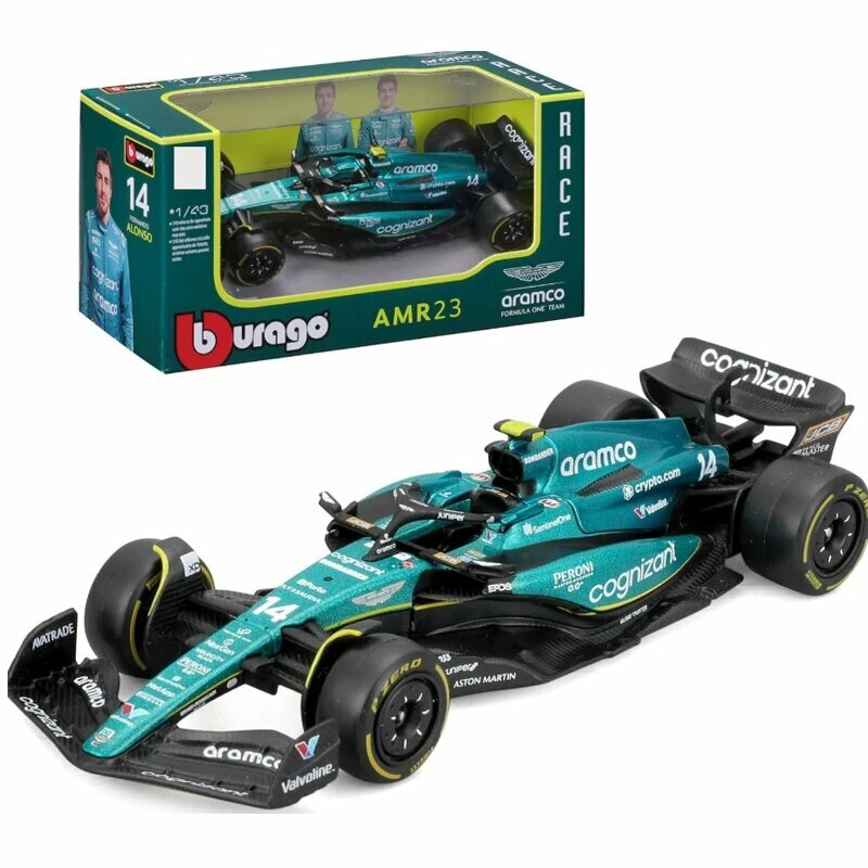 Burago Aston Martin AMR23, 1:43, Martin 14, красный