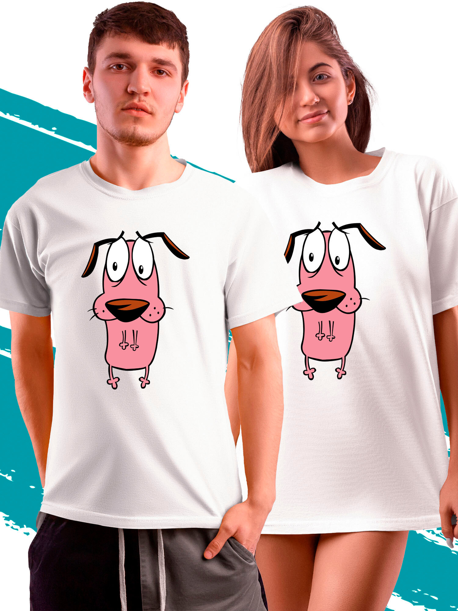 Футболка Кураж - трусливый пёс Courage the Cowardly Dog