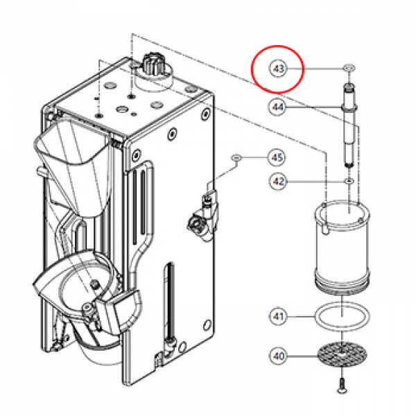 8G10013 Кольцо уплотнительное Dr. Coffee/Proxima