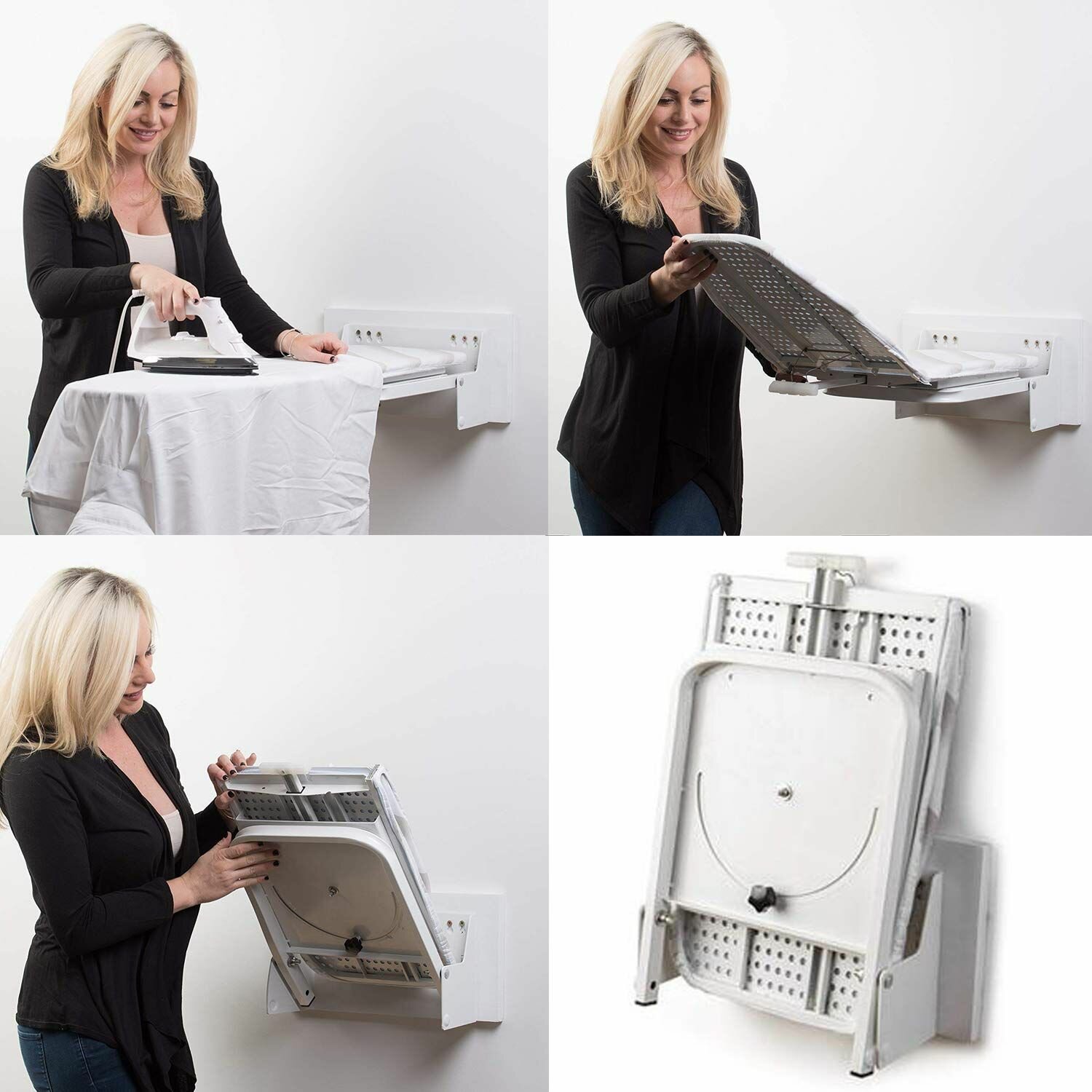 Гладильная доска, складывающаяся и поворачивающаяся на 180 гладильная плита подходит для семейной прачечной