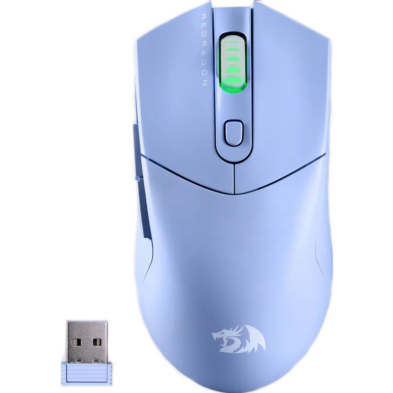 Redragon Игровая мышь беспроводная St4r Pro син,6кн, BT+2.4G,26000dpi, легк