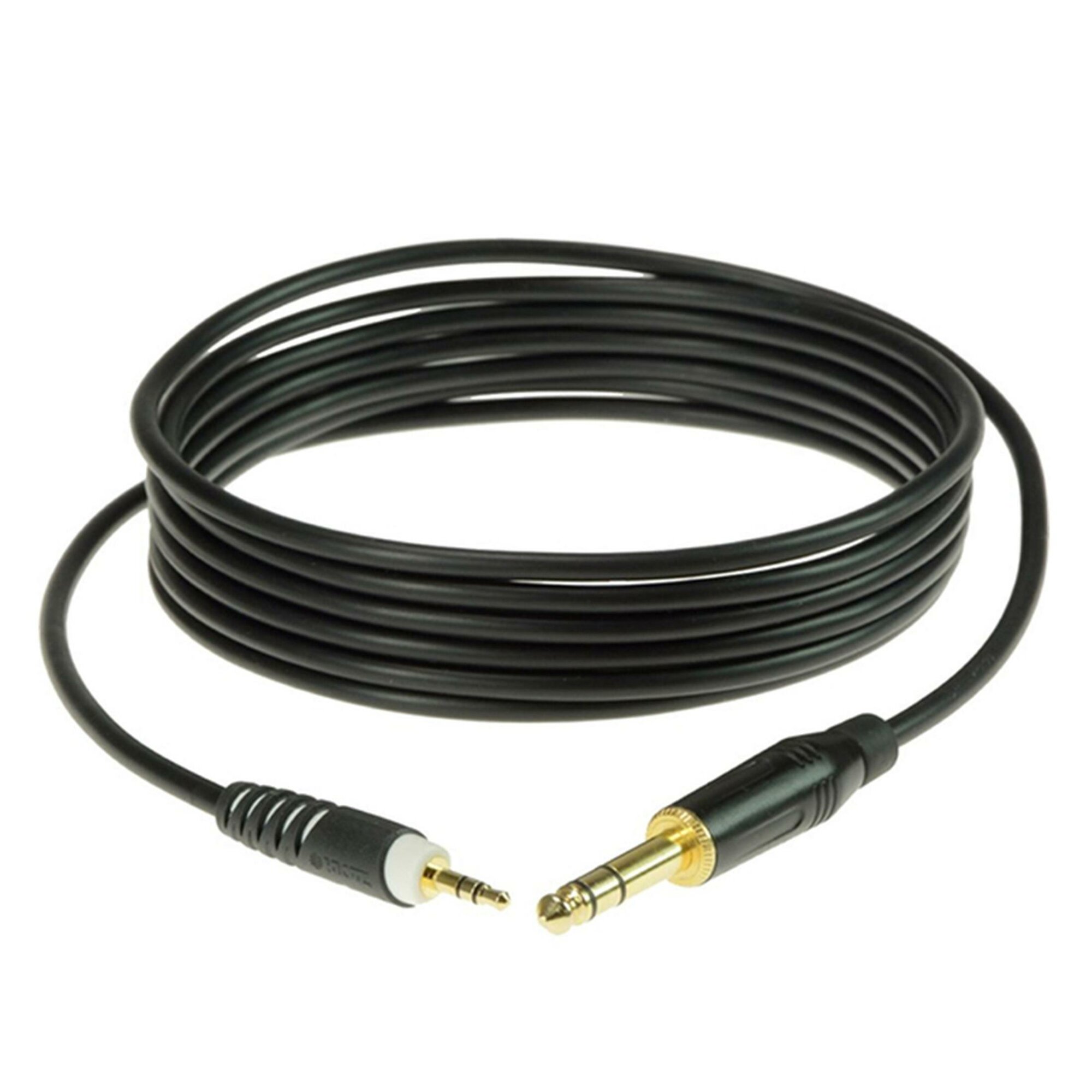 Кабель инструментальный jack 6.3 мм стерео - mini-jack 3.5 мм стерео 90 см Klotz AS-MJ0090 / акустический аудио кабель