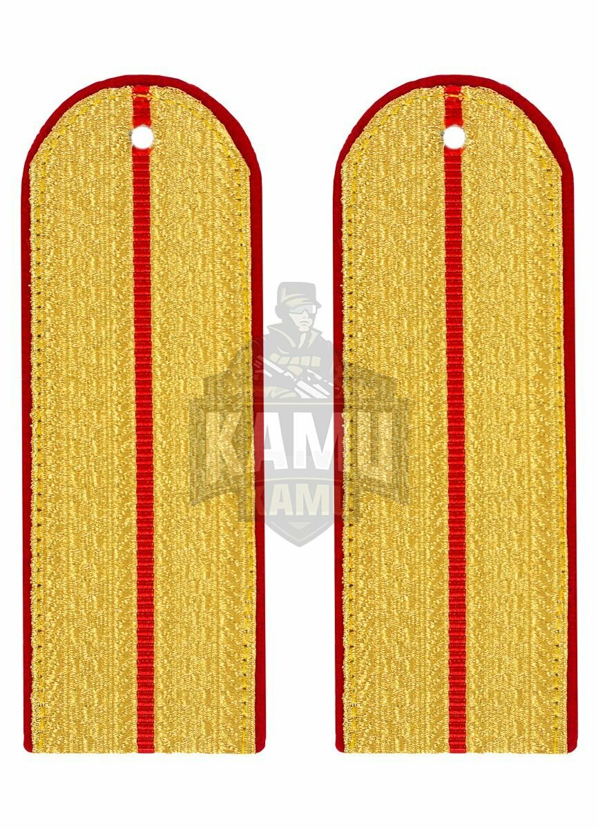 Погоны Полиции МВД парадные 1 просвет цвет золотой Картон 752127
