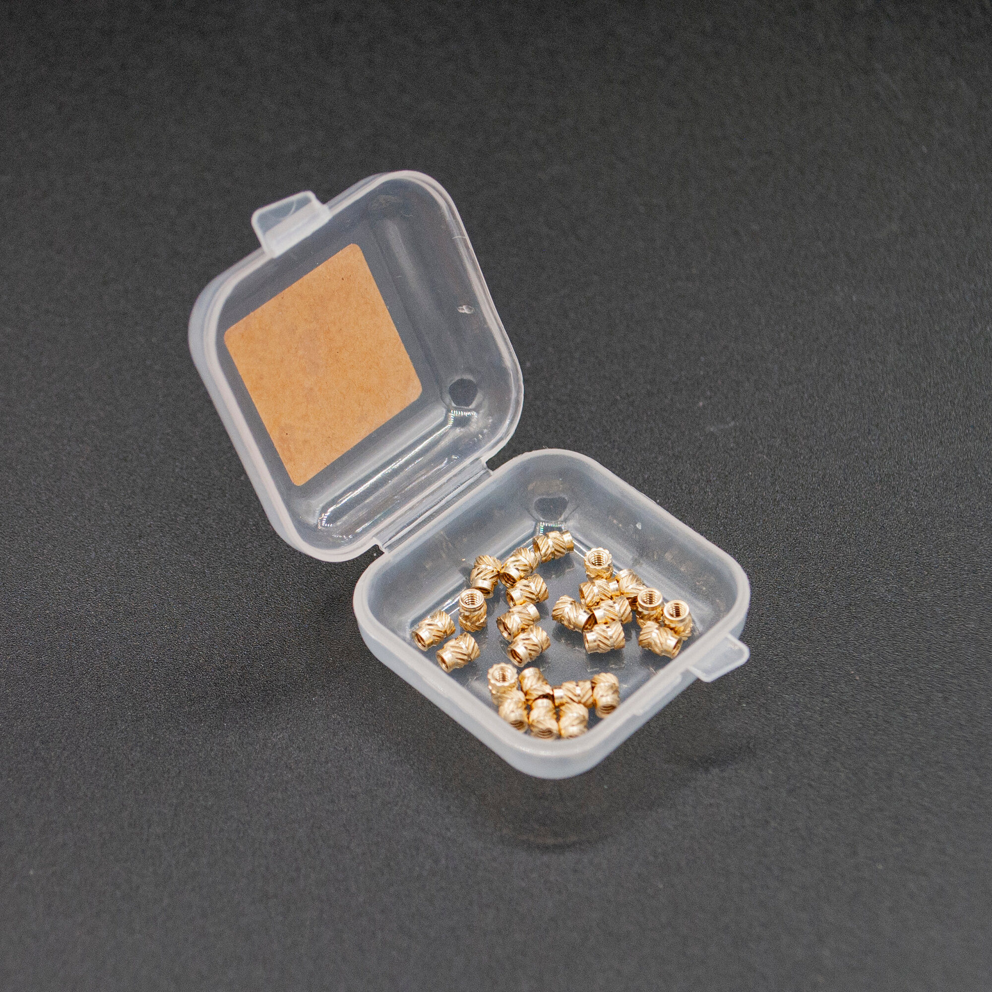 Втулка резьбовая латунная закладная, вплавляемая М2х4х3.2 (10 штук)