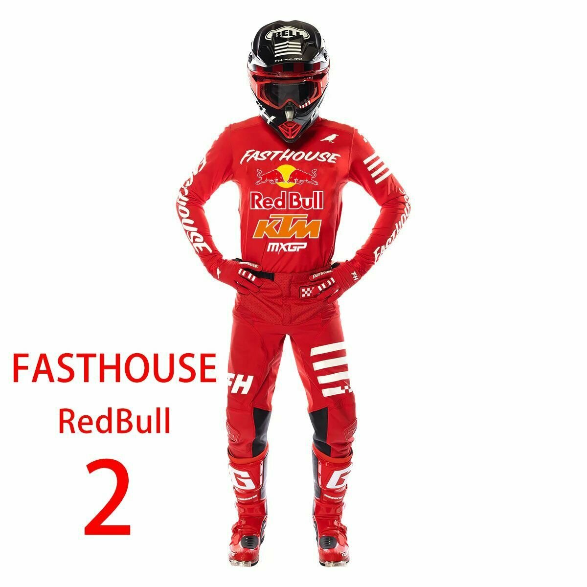 Новый 2023 Fasthous Red Bul эндуро комплект снаряжения для мотокросса mx трикотажные штаны мотоциклетная одежда mtb carracing костюм Off Road